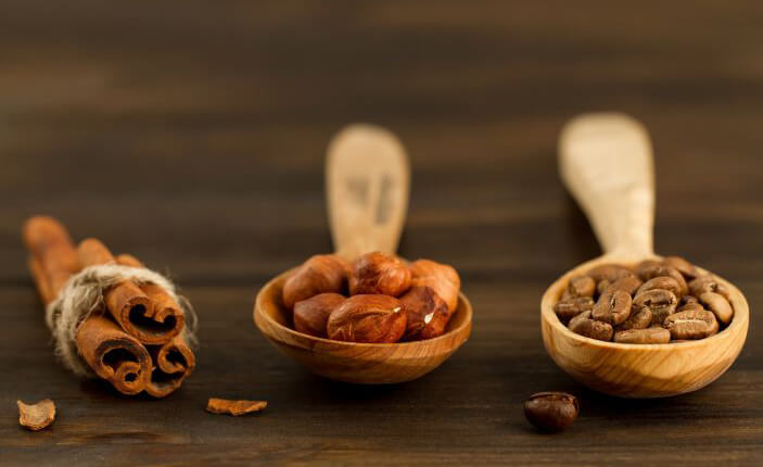 Espresso with cinnamon hazelnut flavor - RIZOPOULOS COFFEE 1901